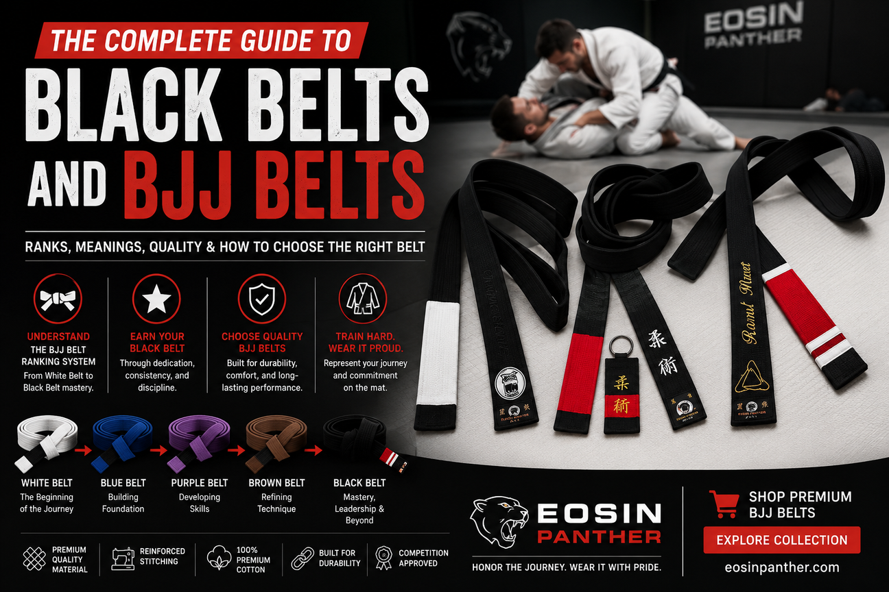 Black Belts & BJJ Belts: The Complete Guide for Practitioners – Eosin ...