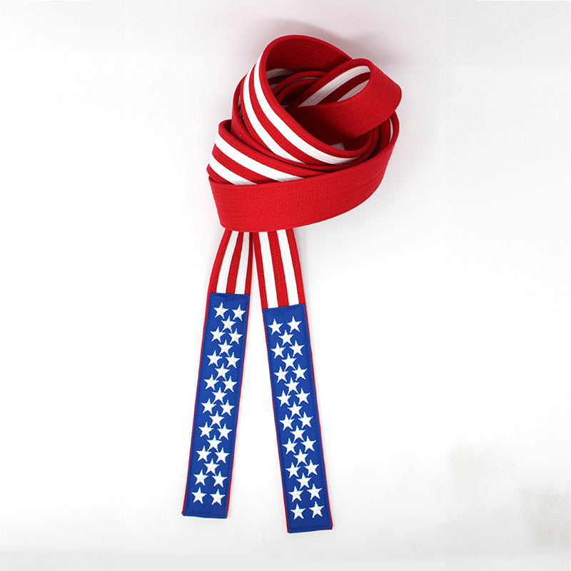 Red Master USA Flag Belt *NEW* – Eosin Panther USA