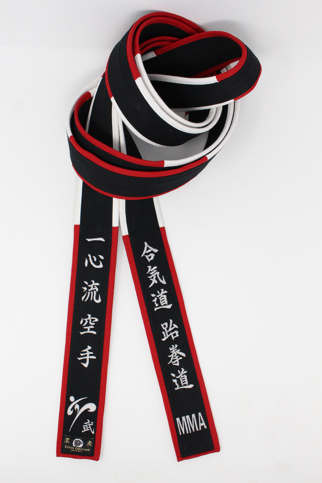 Master Shihan Belt Belt (Black With R&W Border) – Eosin Panther USA