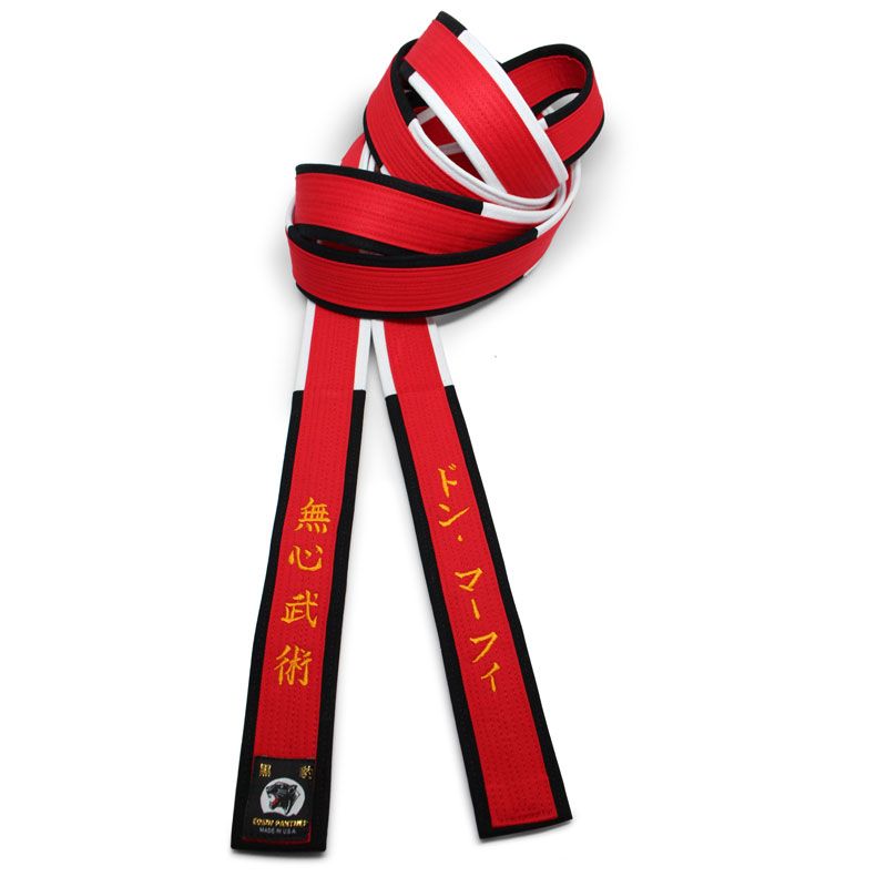 Master Shihan Belt (Red With B&W Border) – Eosin Panther USA