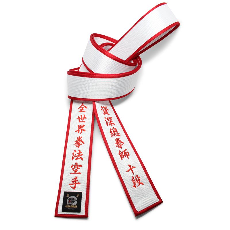 White with Red Border – Eosin Panther USA